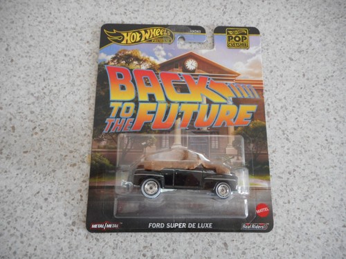 HOT WHEELS PREMIUM POP CULTURE SET HXD63 FORD SUPER DE LUXE BACK TO THE ...