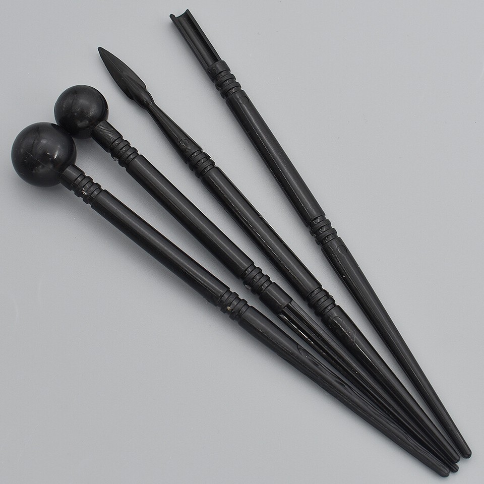 4X ceramic Polymer Clay Tools Carving Craft Shape Manual DIY Pill Stick ...