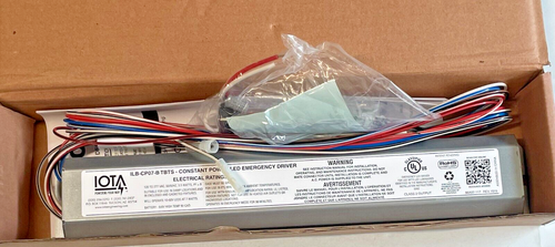 IOTA ILB-CP07-B TBTS CONSTANT POWER LED DRIVER, EMERGENCY, 10-60V, 7W ...