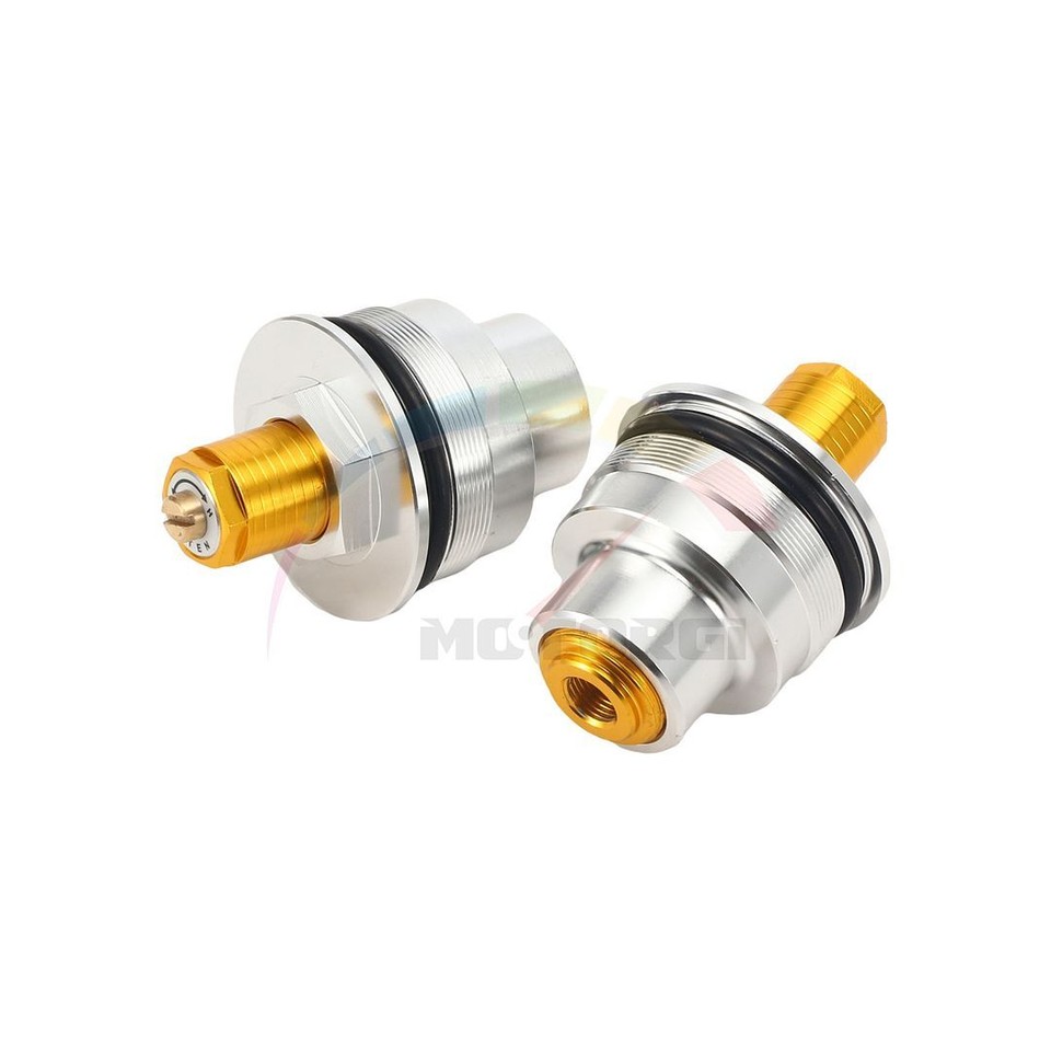 Front Fork Caps Bolts Adjusters For Kawasaki ZX750 ZXR750 ZX7R 1991 ...