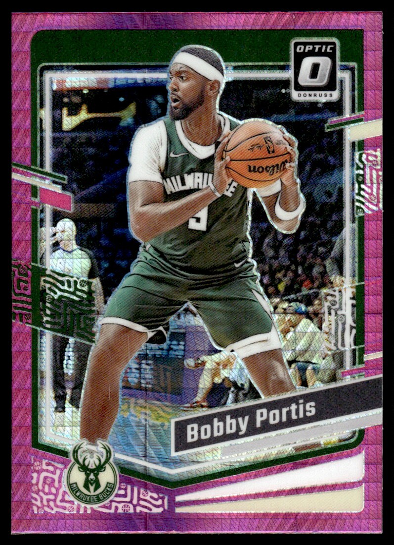 2023-24 Donruss Optic Pink Hyper Bobby Portis Milwaukee Bucks #159 | eBay
