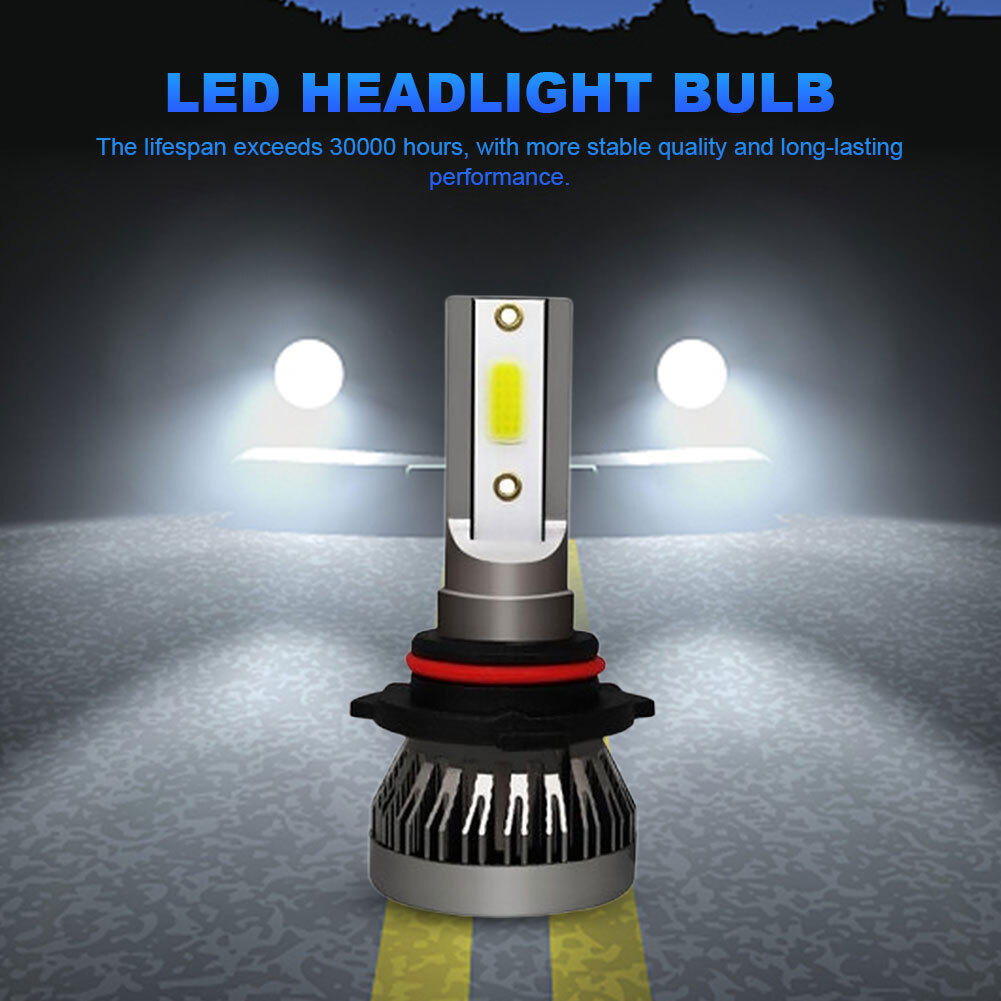 2Pcs LED Head Lamp 6000LM Car Headlight Conversion Kit IP68 Waterproof ...