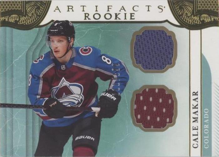 2019-20 Upper Deck Artifacts - Rookies Cale Makar #161 Horizontal ...