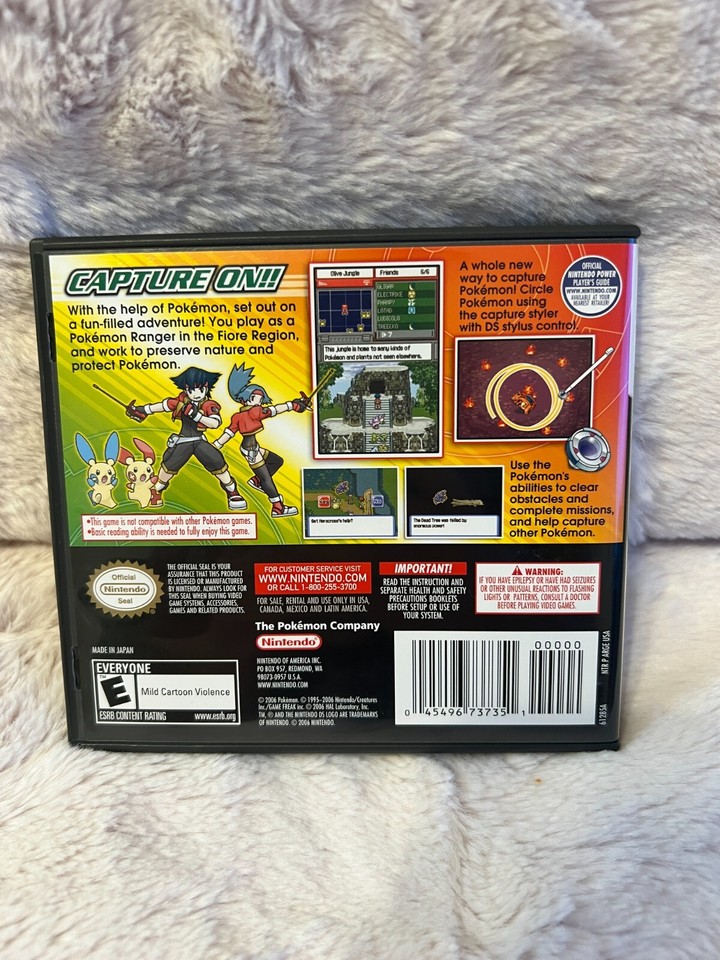 Pokemon Ranger (Nintendo DS, 2006) Authentic Complete 45496737351 | eBay