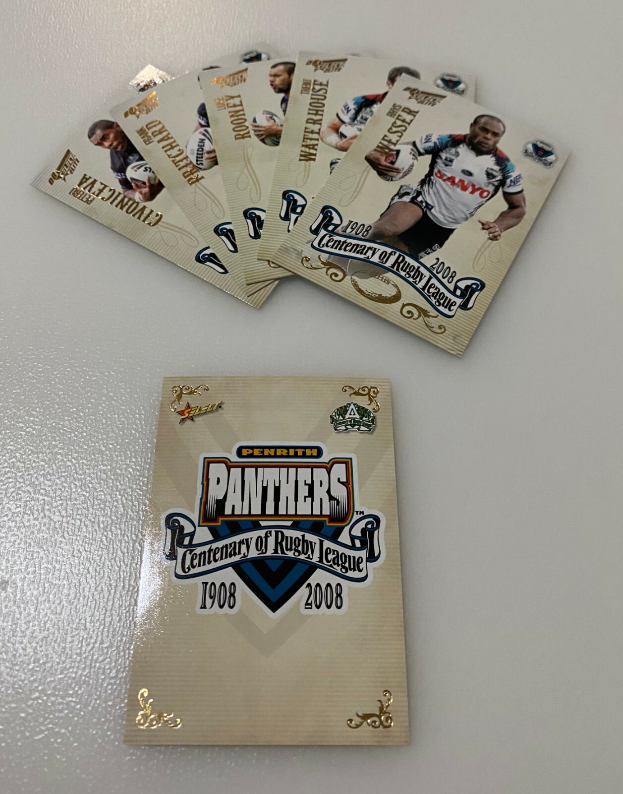 2008 Select Centenary of Rugby League Base Card Team Sets (6 Cards ...