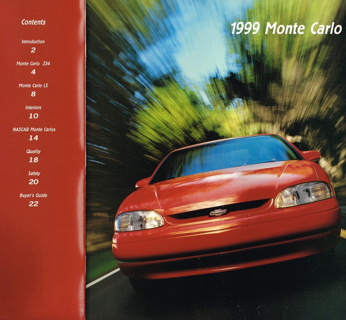 1999 Chevy Monte No Reserve: 1999 Chevrolet Monte Carlo Stock Car For