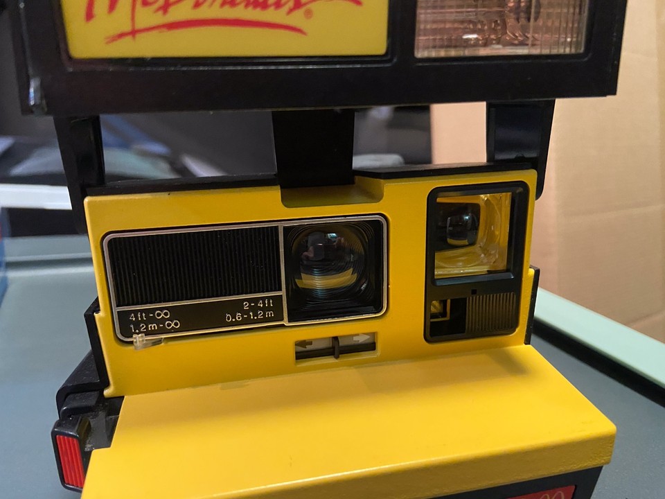 Vintage 1988 Polaroid 600 Instant Camera McDonald’s Edition – With lot ...