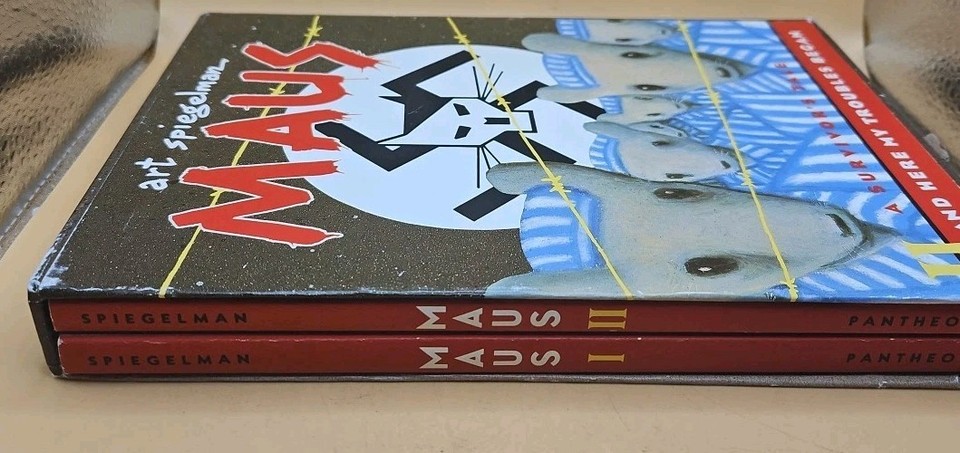 Maus 1 and 2 - 2 Volume Box Set Pantheon Edition Art Spiegelman Graphic ...
