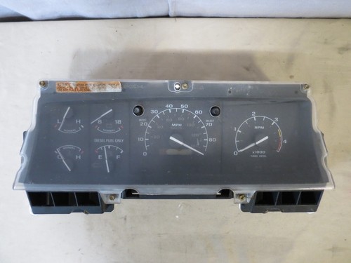 94-95 f250 f350 TURBO DIESEL Instrument Speedometer Cluster MPH F4TF ...