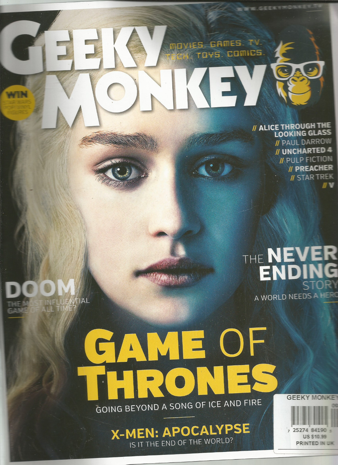 GEEKY MONKEY MAGAZINE UK JUNE 2016, ISSUE 9 MOVIES,GAMES,TV,TECH,TOYS ...