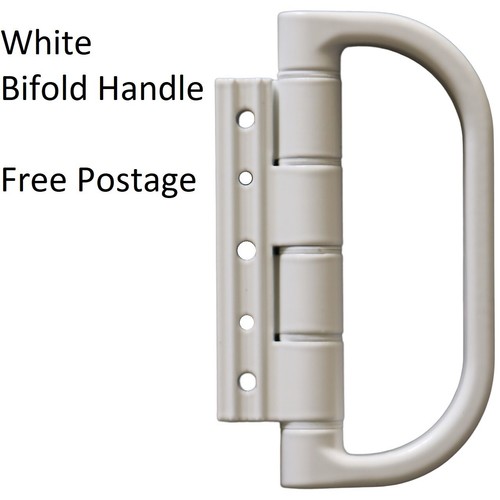 Door Handle Bifold Pull White D Hinge Patio slide Bifolding Internal Bi ...