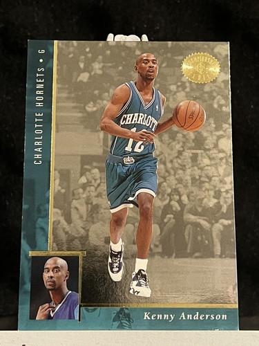 1995-96 SP Championship Charlotte Hornets #10 Kenny Anderson Basketball ...