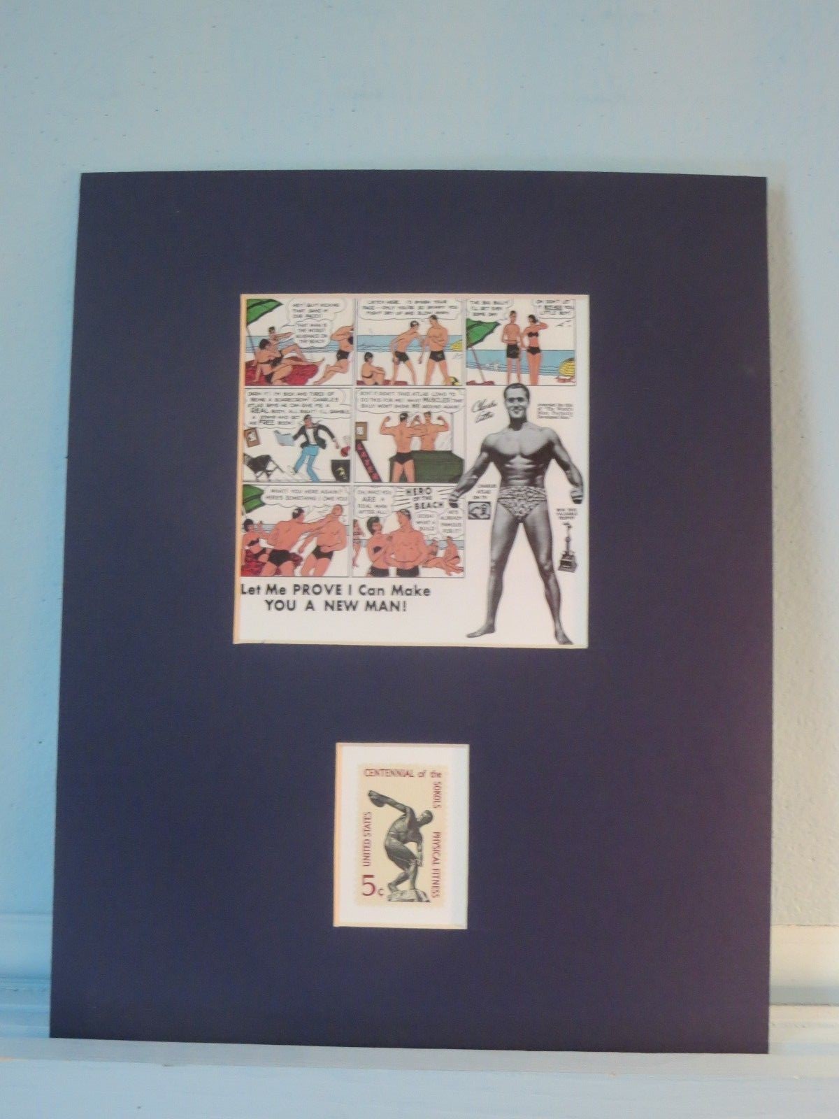 Charles Atlas - Physical Fitness honored by the Physical Fitness stamp ...