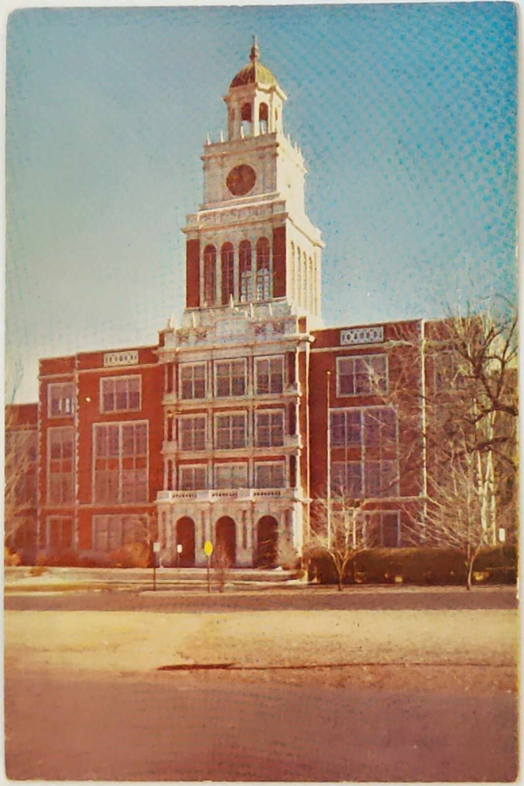 Main Entrance East High School Denver Colorado Postcard | eBay