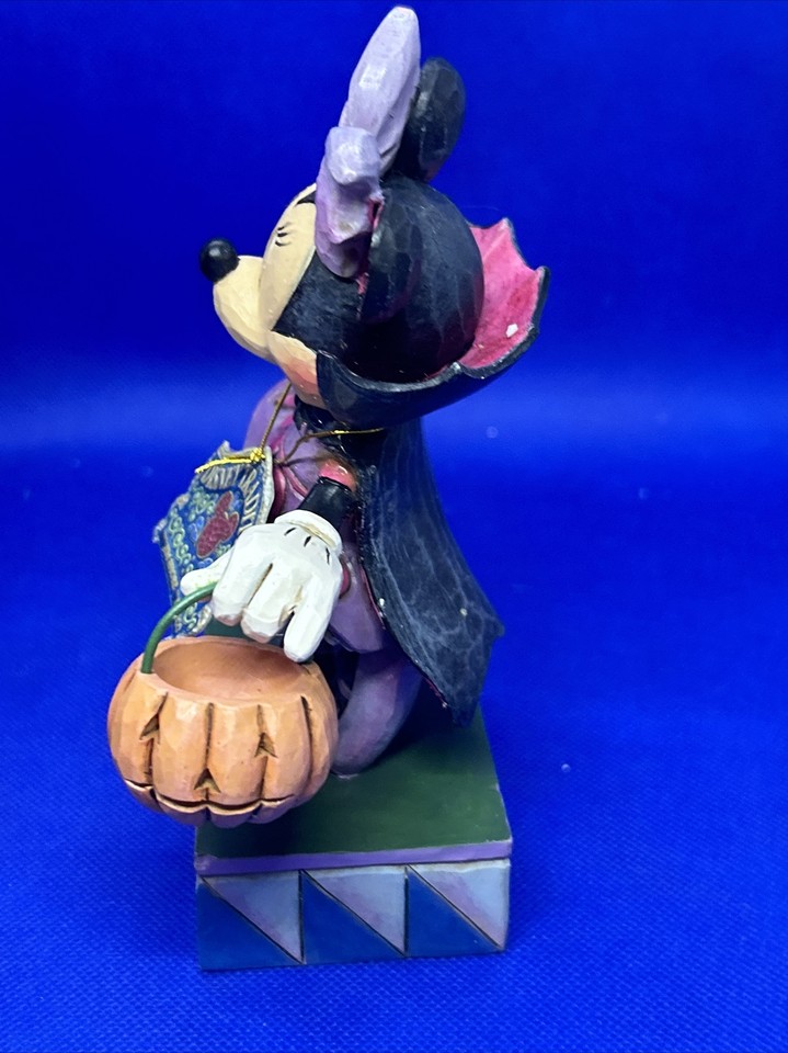 Jim Shore Disney Traditions Halloween Minnie Mouse Vampire Figurine ...