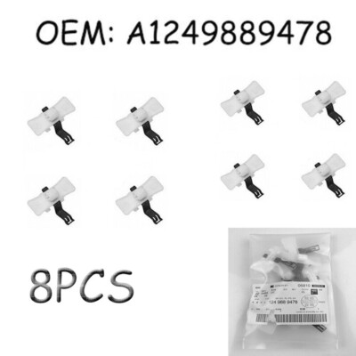 8PCS Lower Decor Moulding Trim Positioner Clips for Mercedes-Benz W124 ...