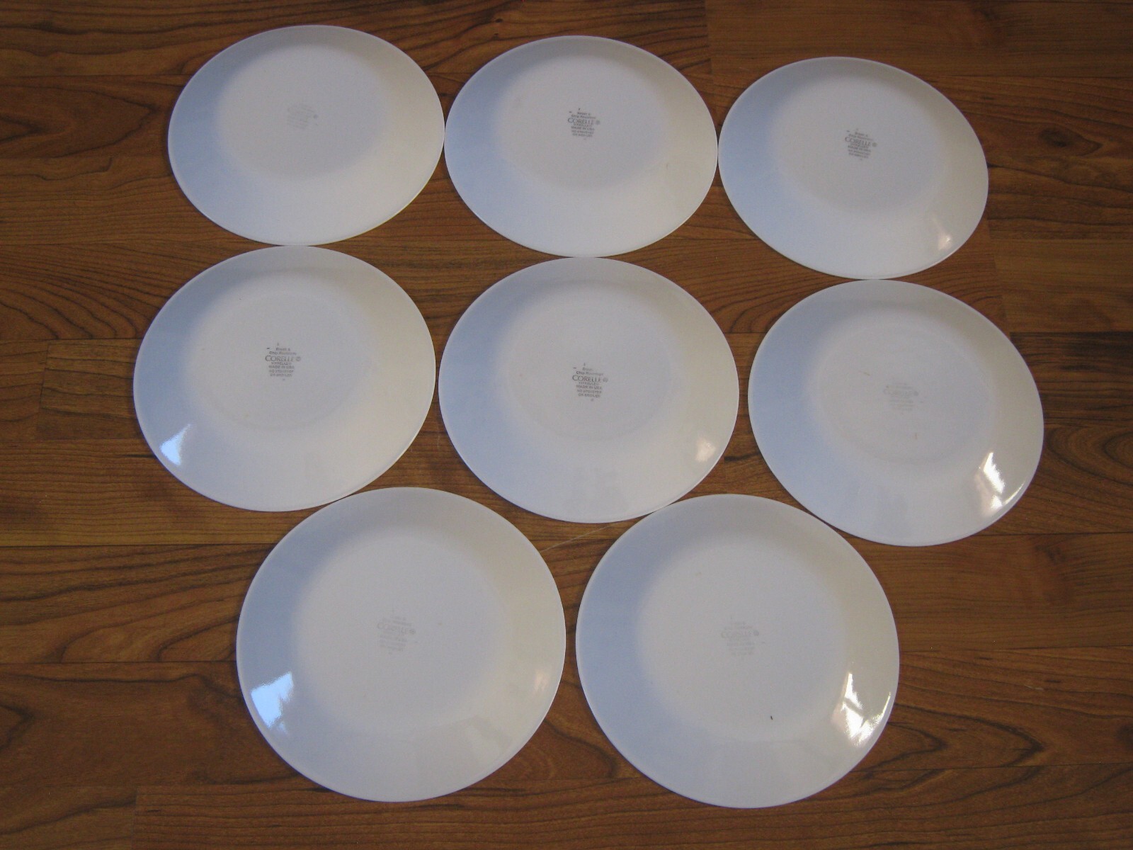 Corelle City Block Pattern Bread or Desert Plates Set of 8 | eBay