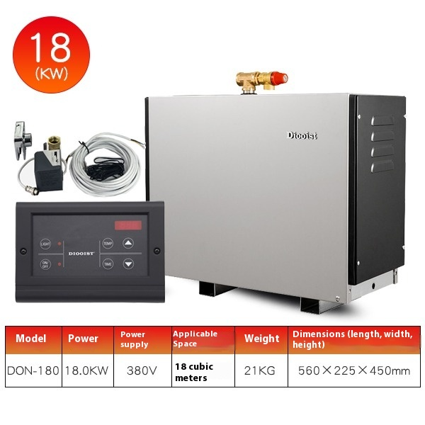 Stainless Steel Steam Generator 4.5KW Sauna Steamer Steam Equipment DON ...