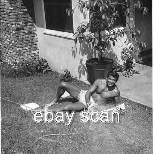 Actor George Nader Barefoot Barechested Beefcake 8x10 Photo 56 Ebay