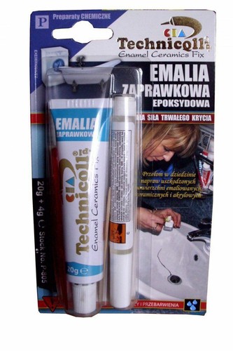 Technicqll Bath White Enamel Repair Kit Fix Scratch Crack Chip Ceramic ...