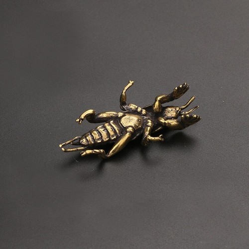 Solid Brass Insect Figurine Small Statue Home Ornament Animal Figurines ...