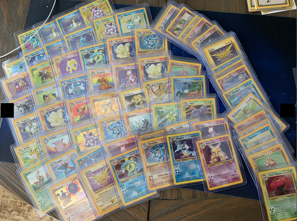 Pokemon TCG assorted 10 card Lot - Holo + 1st edition + rare | Base set ...