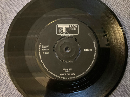 JOHN'S CHILDREN - GO-GO GIRL rare UK 1967 / MOD PSYCH / MARC BOLAN / EX ...