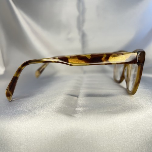 SPECSAVERS STEFANIA Glasses SQUARE FRAMES BROWN MOTTLED CRYSTAL ACETATE ...