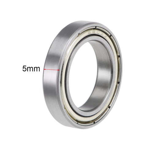 6803ZZ Deep Groove Ball Bearings Z2 17x26x5mm Double Shielded Carbon ...