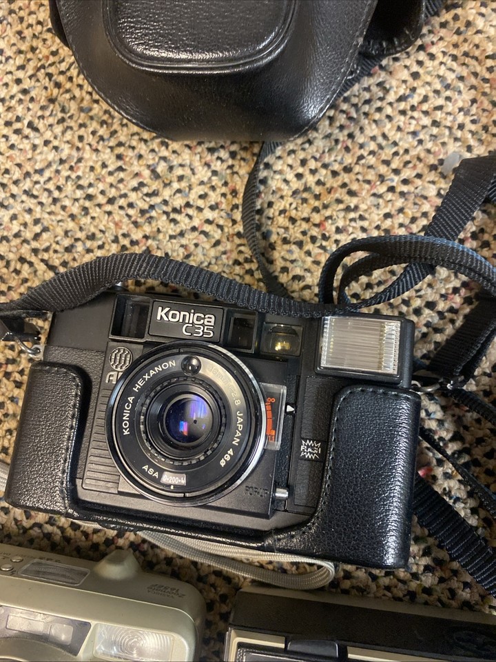 Camera Lot of 6 Cameras Kodak Samsung Konica Ricoh Kyocera for Parts ...