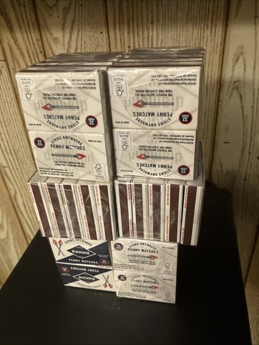 60 Boxes (6 Packs of 10) Diamond Strike Anywhere Penny Matches 1,920 ...