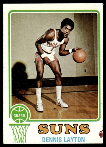 1973-74 Topps Basketball Card Dennis Layton Phoenix Suns #81 | eBay