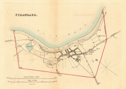 STRANRAER borough/town plan for the REFORM ACT. Scotland 1832 old ...