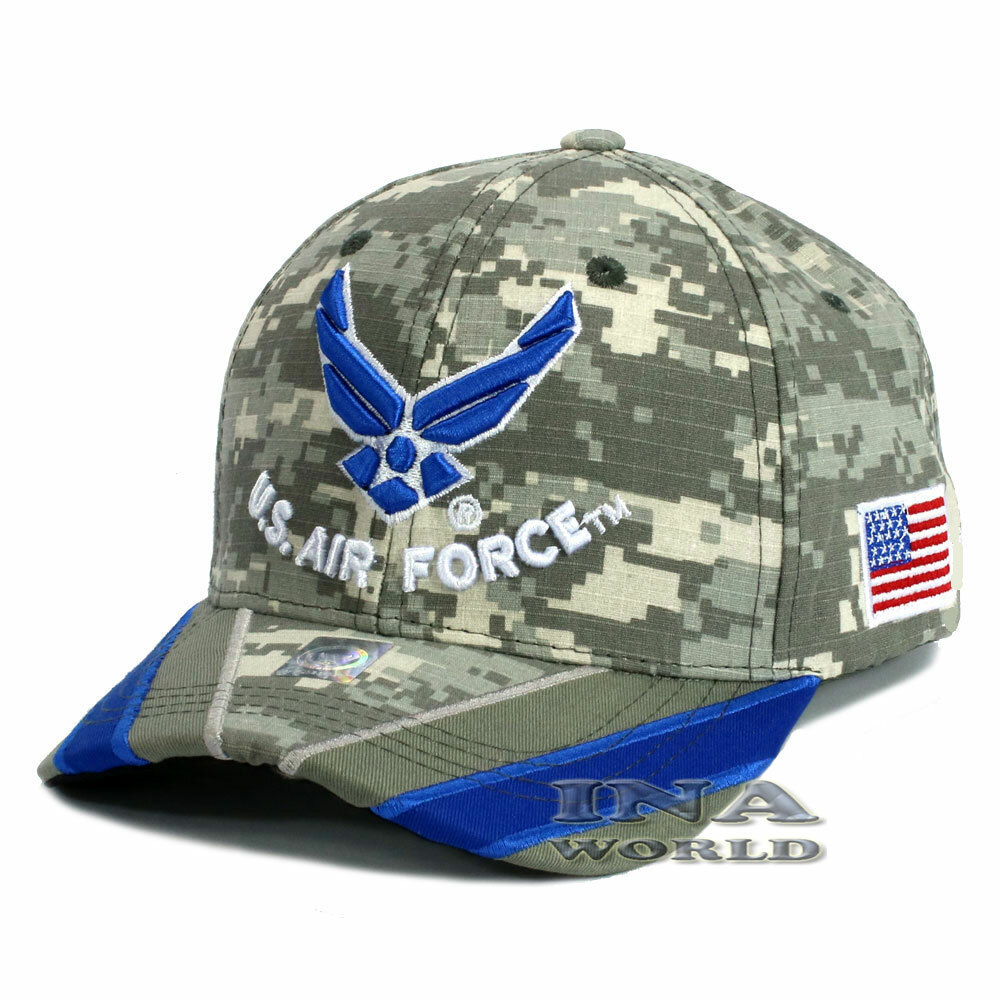 U.S.AIR FORCE Hat USAF Official Licensed Baseball Cap Flag on Side ...