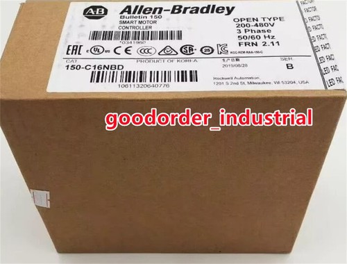 New Factory Sealed Allen Bradley 150-C16NBD SER B SMC-3 Smart Motor ...