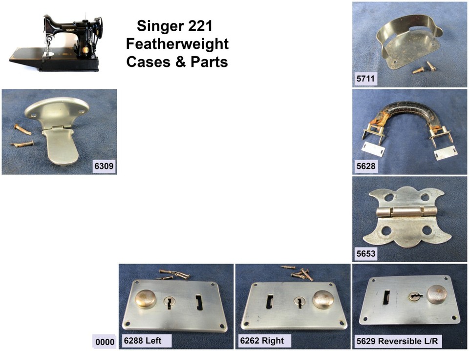 Singer Featherweight Sewing Machine 221 - Choose Your Parts! Free Ship ...