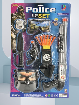Police Play Set - 10-Piece Tactical Gear Toy Set for Kids Great 4 Gift ...