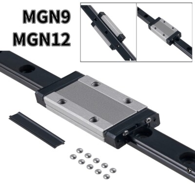 MGN9 MGN12 Linear Sliding Rail Guide with MGN9H MGN12H Block for 3D ...