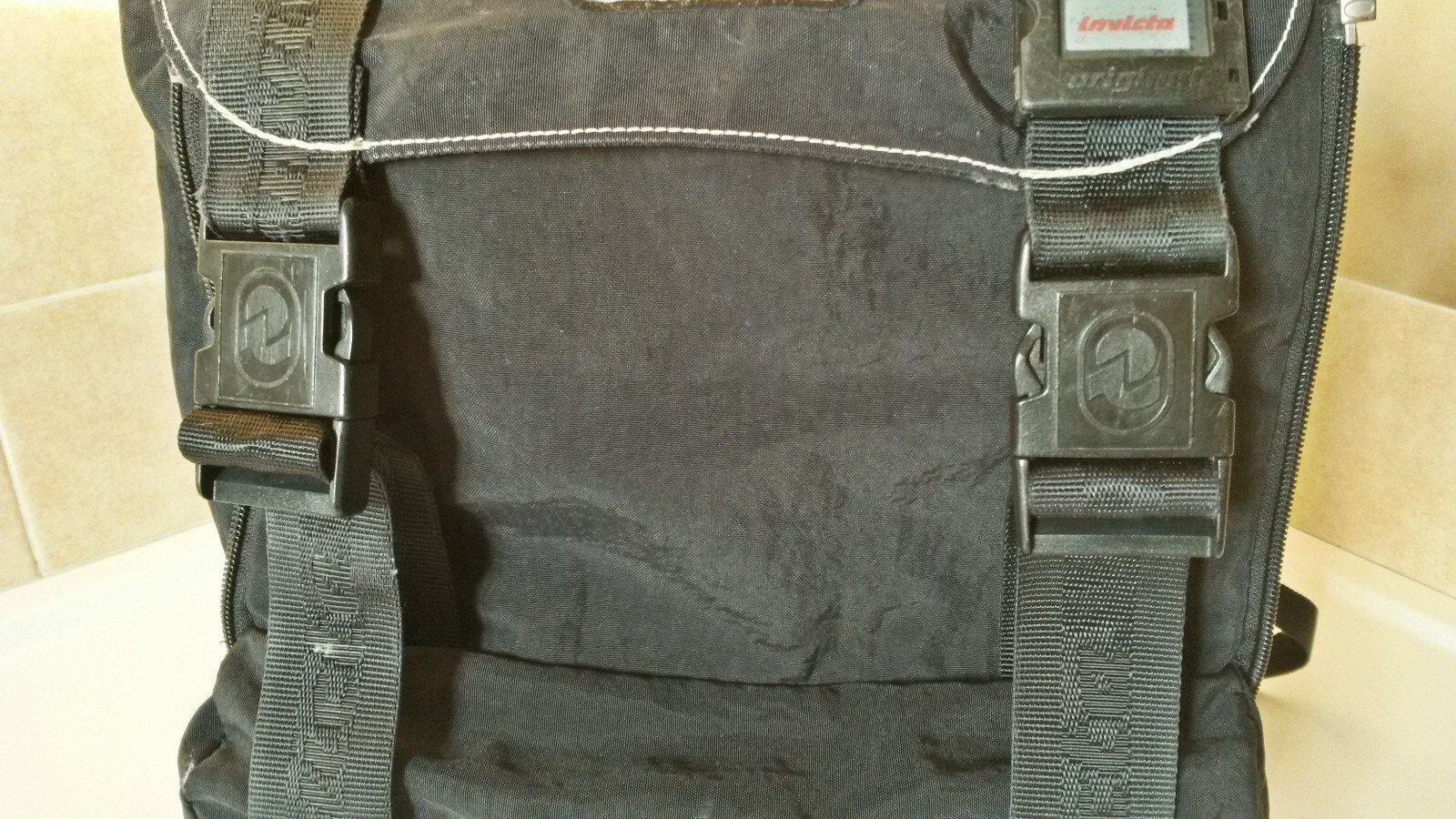 Invicta backpack Black USED vintage imported direct f… - Gem