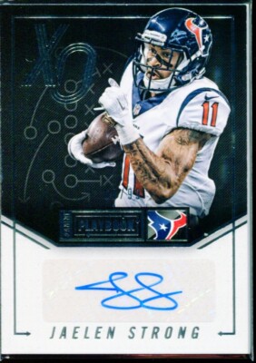 2016 Panini XO Playbook Jaelen Strong /99 Auto #XO-JS Houston Texans | eBay