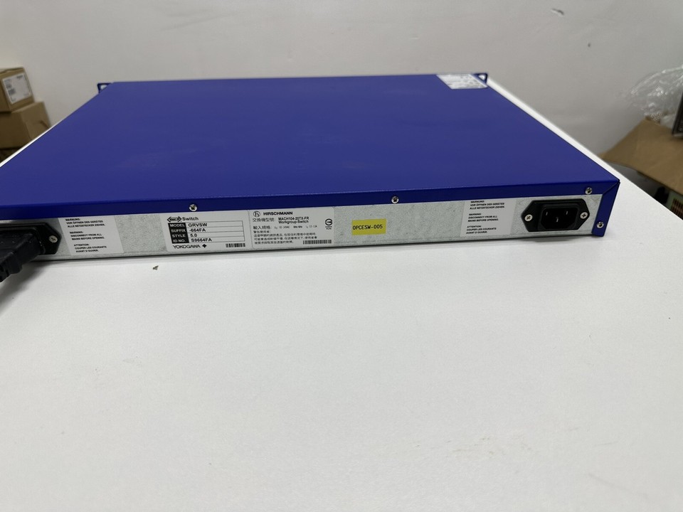 HIRSCHMANN MACH104-20TX-FR WORKGROUP-SWITCH YOKOGAWA GRVSW-664FA | eBay