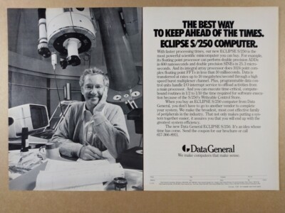 1979 Data General Eclipse S/250 Computer vintage print Ad | eBay