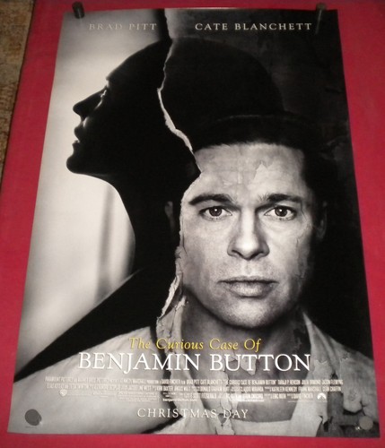 The Curious Case of Benjamin Button Movie Poster 27x40 Brad Pitt Cate ...