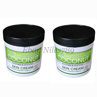 2 PACKS Personal Care Coconut Deep Moisturizing Skin Cream 6 oz. Each ...