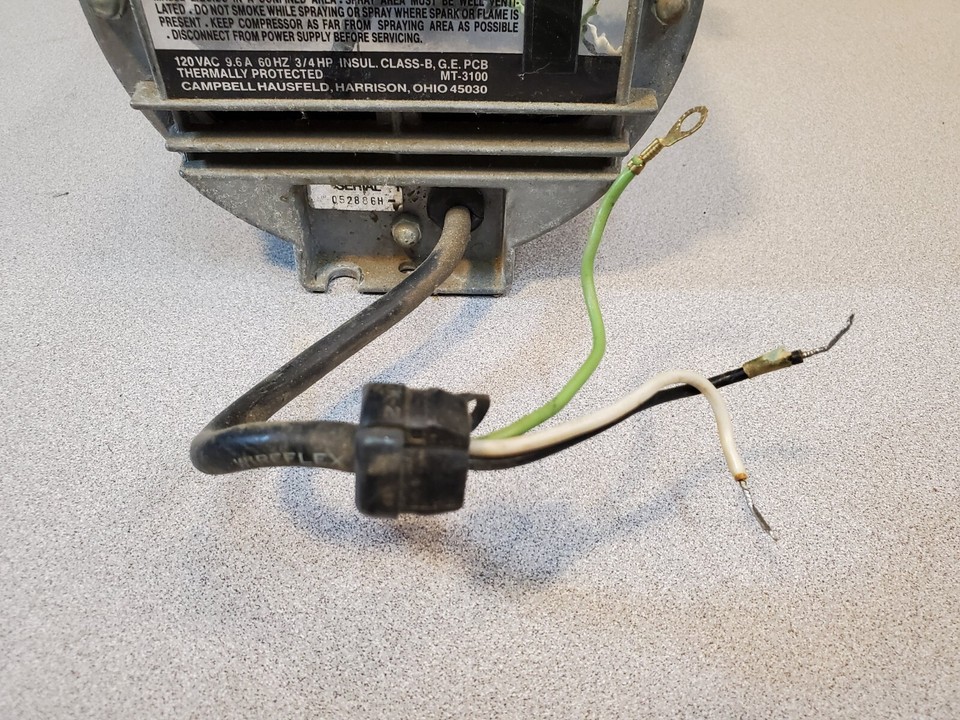 Campbell Hausfeld MT3100 PowerPal Air Compressor Only MT500101, 120V 9 ...