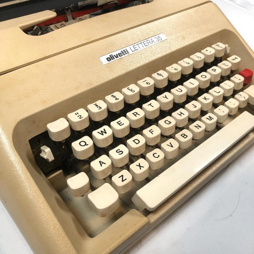 Olivetti Lettera 35 Vintage Typewriter Fully Functional Retro ...