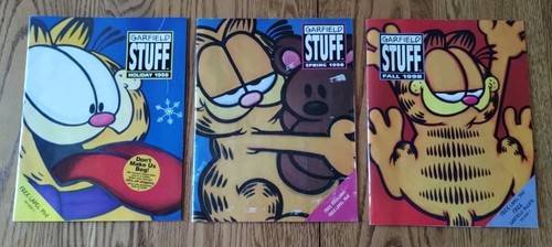 8 Vintage Garfield Club Stuff Collectors Magazine Lot | eBay