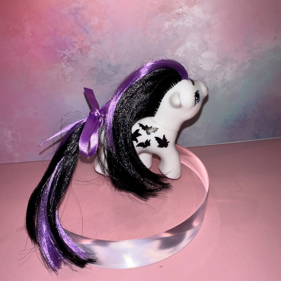 HQG1C Batty Boo - Spooky Edition Custom Halloween Baby Pony G1 | eBay UK
