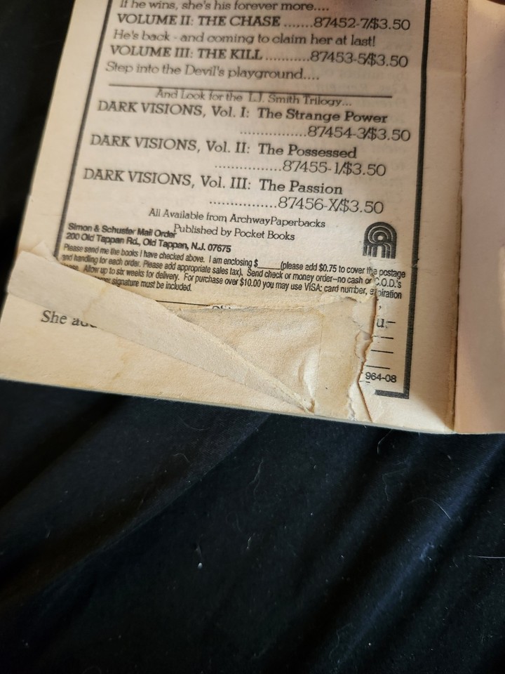 Vintage The Lost Mind Christopher Pike Archway 1995 YA Horror Paperback 9780671872694| eBay