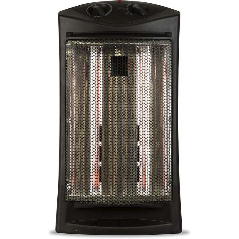 Infrared Radiant Quartz Tower Heater 1500W Space Heater w/Adjustable ...